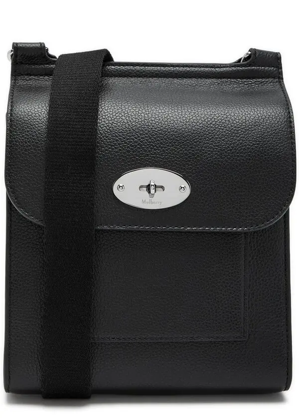 Mulberry Antony Small Grained Leather Cross-body Bag - Black