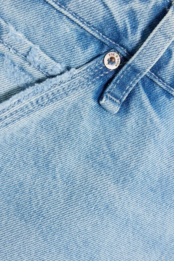 Rag & Bone Sid Faded Mid-rise Straight-leg Jeans