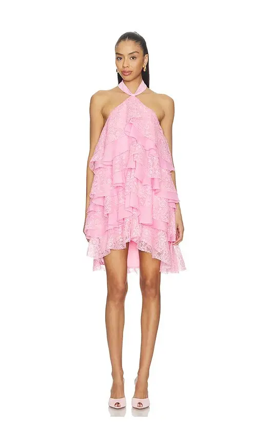 elliatt ruffled a line dress Elizabeth A-Line Mini Dress in White – Elliatt