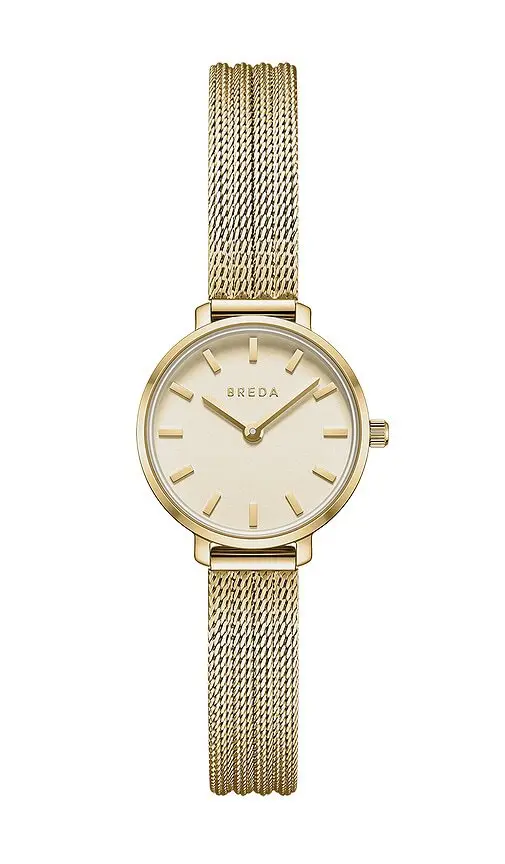 BREDA Beverly Mesh Watch - Gold