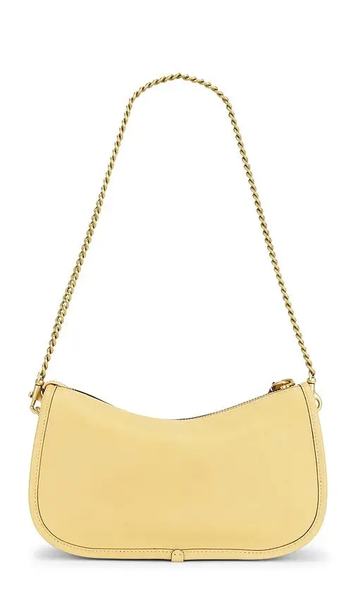 COACH Natural Grain Leather Waverly Shoulder Bag