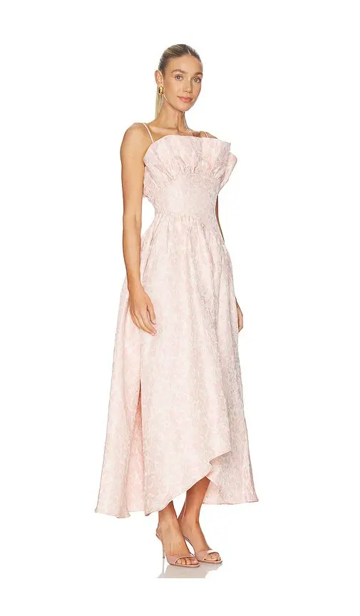 ELLIATT Floralie Strapless Gown - Light Pink Multi