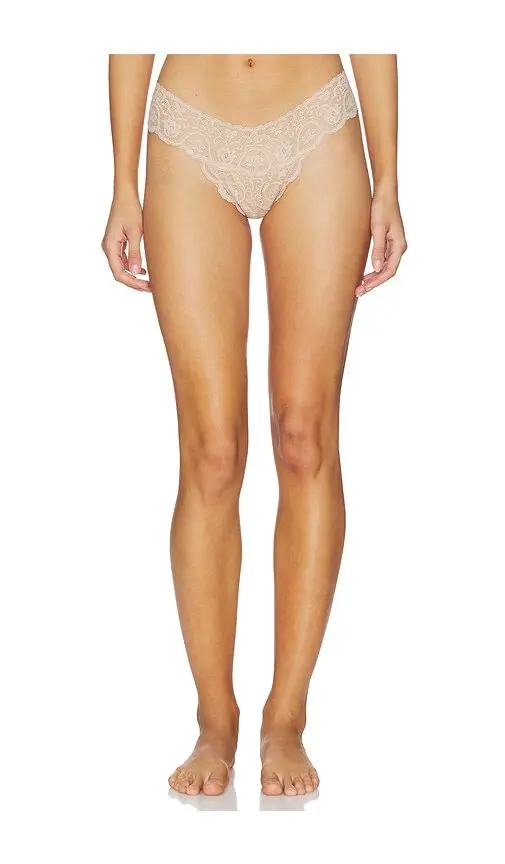 Commando Tulip Tanga Panty - Beige