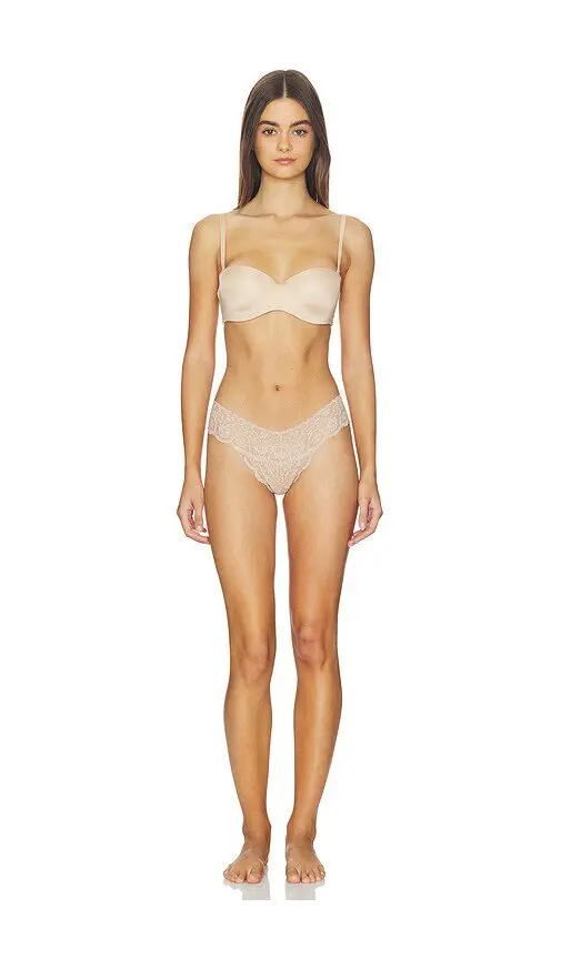 Commando Tulip Tanga Panty - Beige