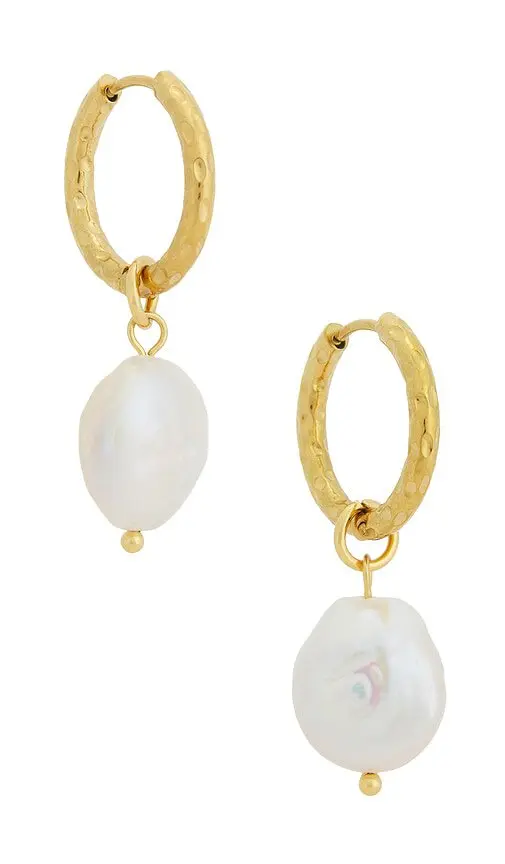 CASA CLARA Shylah Drop Earrings - Pearl