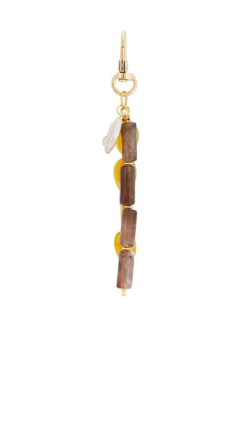 CASA CLARA Chiara Keychain In Neutral