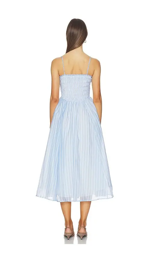 Astr The Label Lahela Dress - Blue Stripe