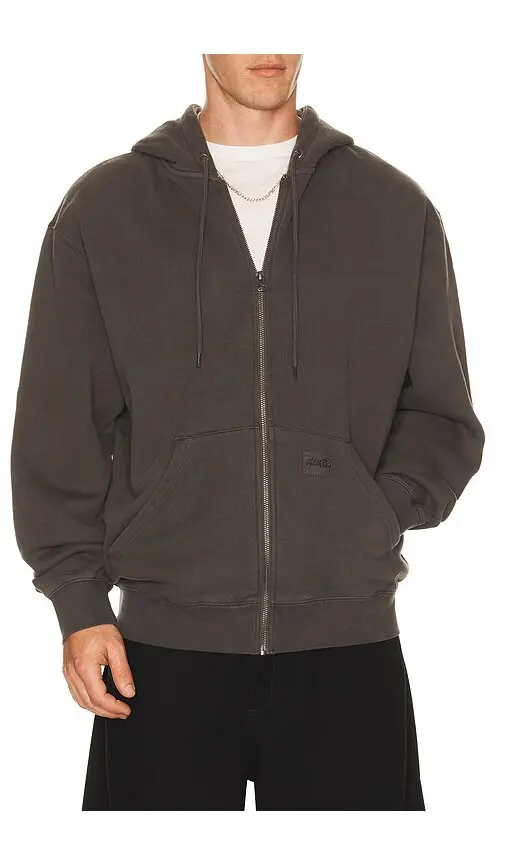 STAN RAY Patch Zip Hoodie - Raven Black