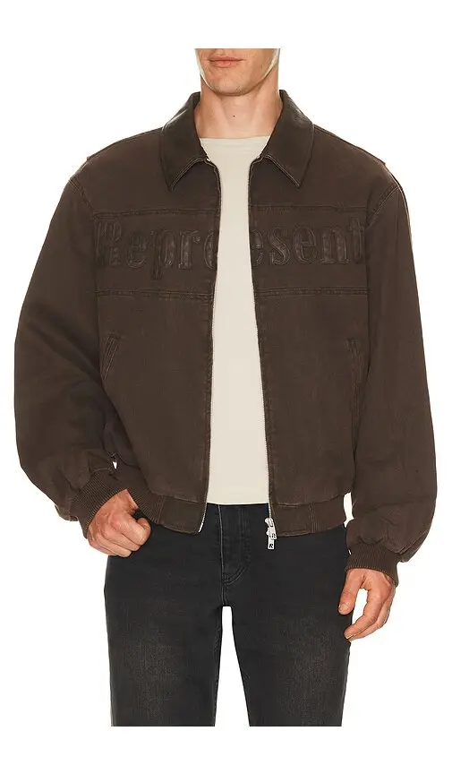 REPRESENT Roscoe Bomber Jacket - Whisky