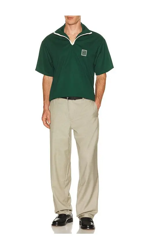 OYSTER Otc On Court / Off Court Polo In Dark Green