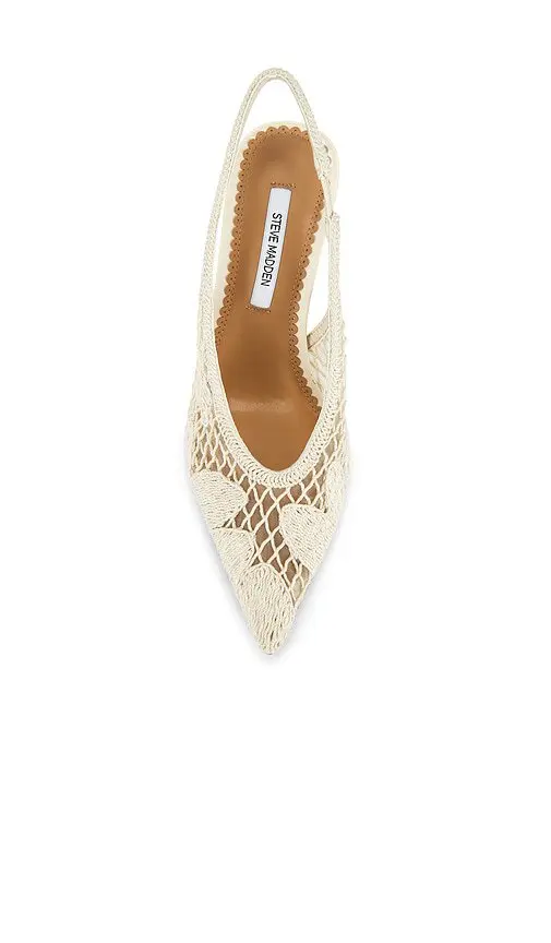 Steve Madden Andromeda Crochet Slingback Stiletto Pumps