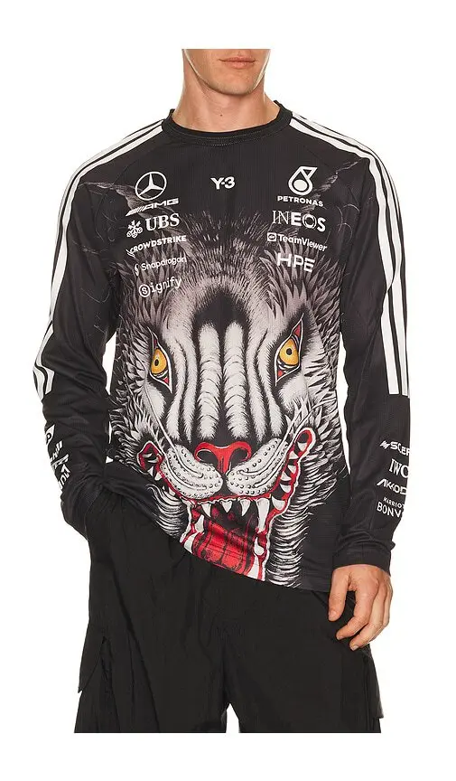 Y3 X F1 Driver Jersey - Black