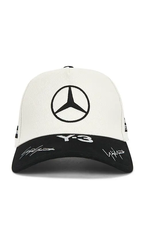 Y3 Me Race Cap - White