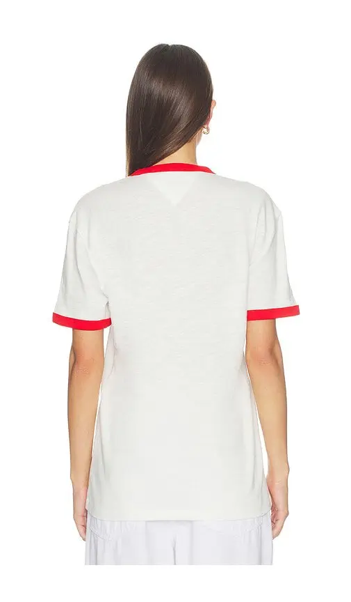 Tommy Hilfiger Waving Flag Ringer Tee