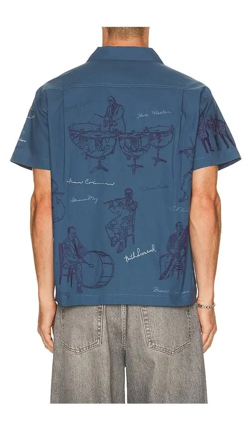 SAMUEL ZELIG Orchestra Camp Shirt In Blue