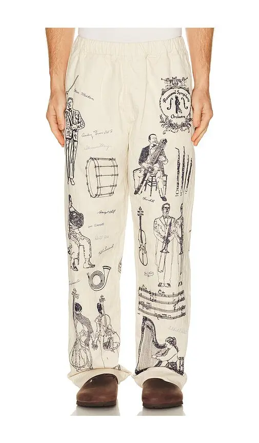 SAMUEL ZELIG Orchestra Pant - Natural