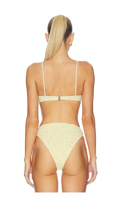 ELCE Magnolia Bra Cup Top In Yellow