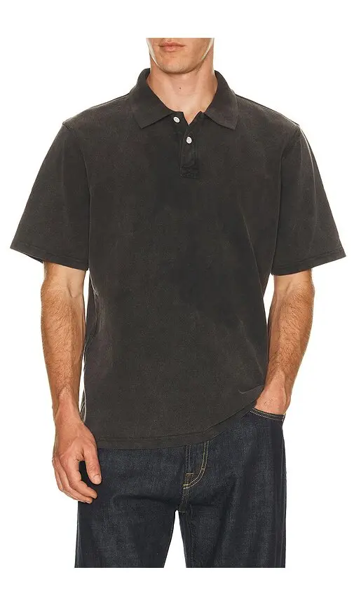 CORRIDOR Pique Polo - Black