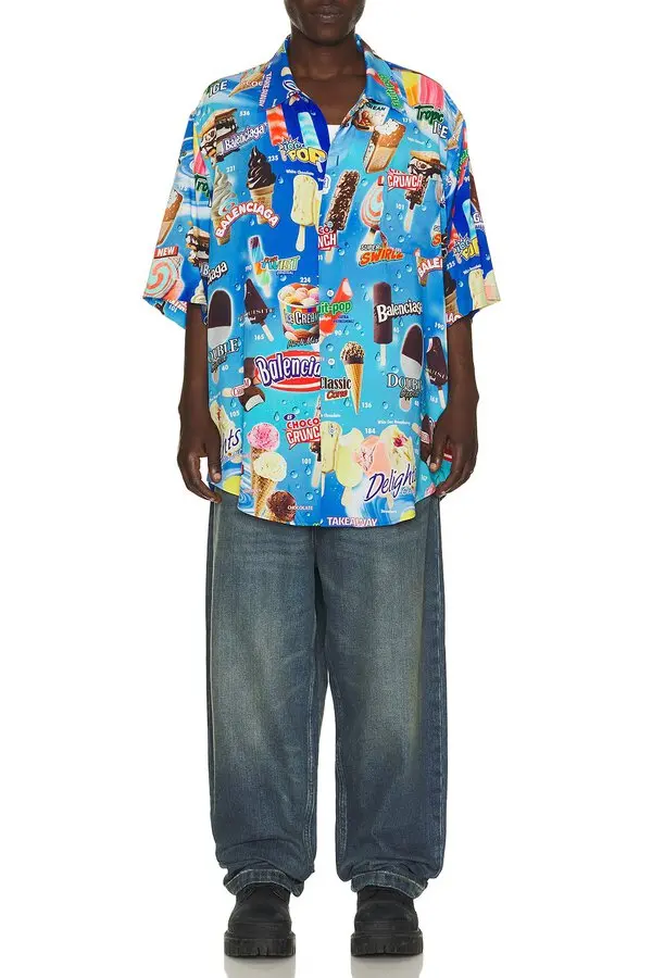 Balenciaga Short Sleeve Minimal Shirt