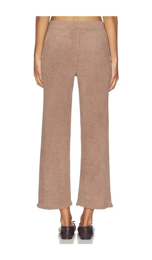 Barefoot Dreams Cozychic Ultra Lite Rib Ruffle Hem Ankle Pant