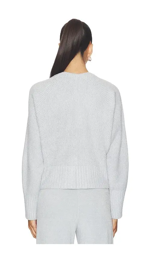 Barefoot Dreams Cozychic Lite Ribbed Button Front Cardigan - Frost
