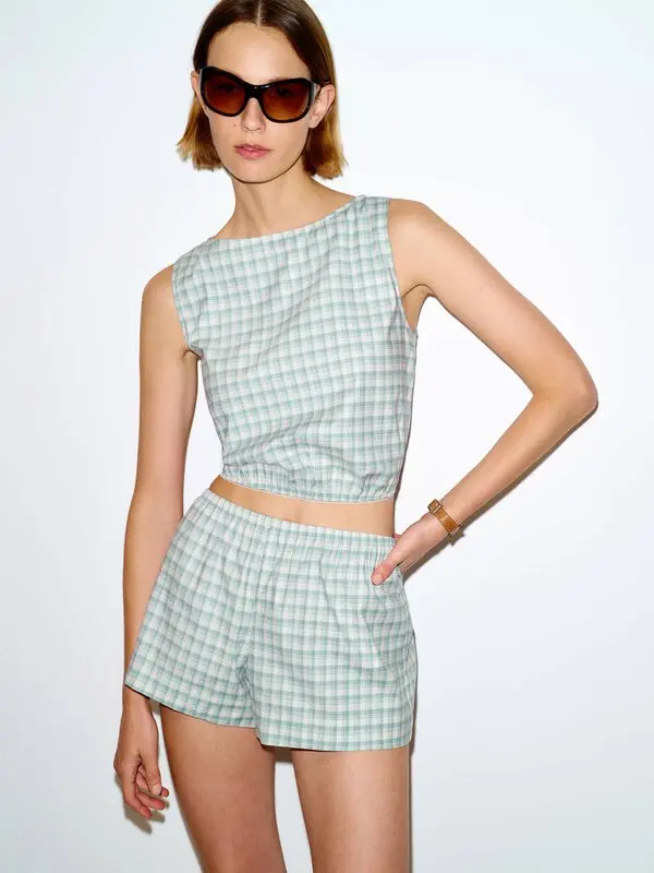 REFORMATION Toscana Top - Blue