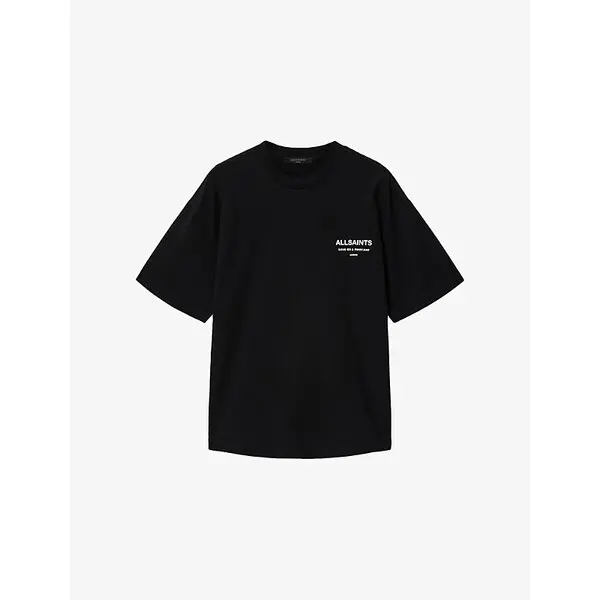 ALLSAINTS Dreamer Etta Logo-print Oversized T-shirt - Black