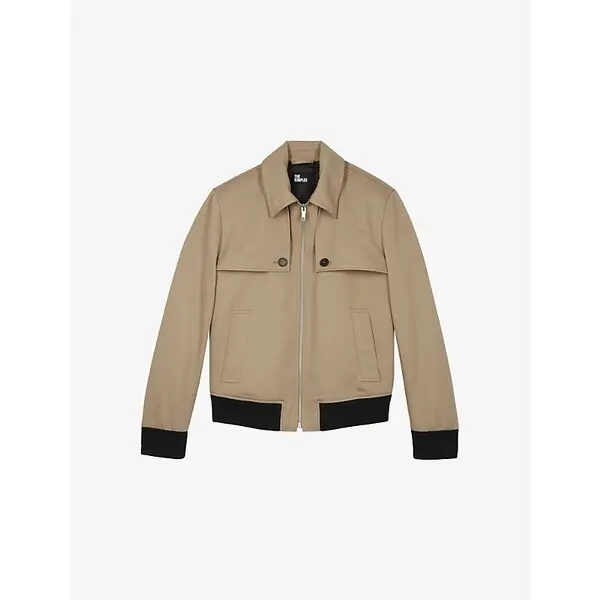 The Kooples Zip-up Cotton Jacket