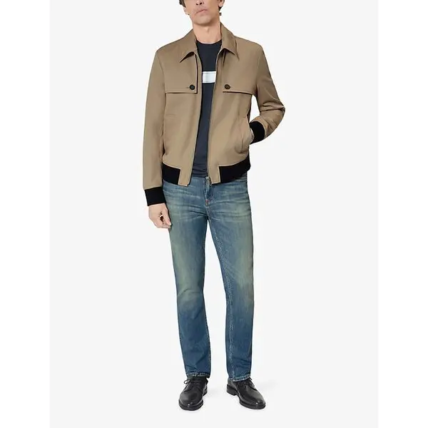 The Kooples Zip-up Cotton Jacket
