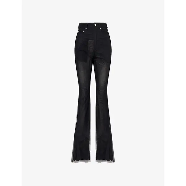 Rick Owens Bolan Mesh Bootcut Trousers
