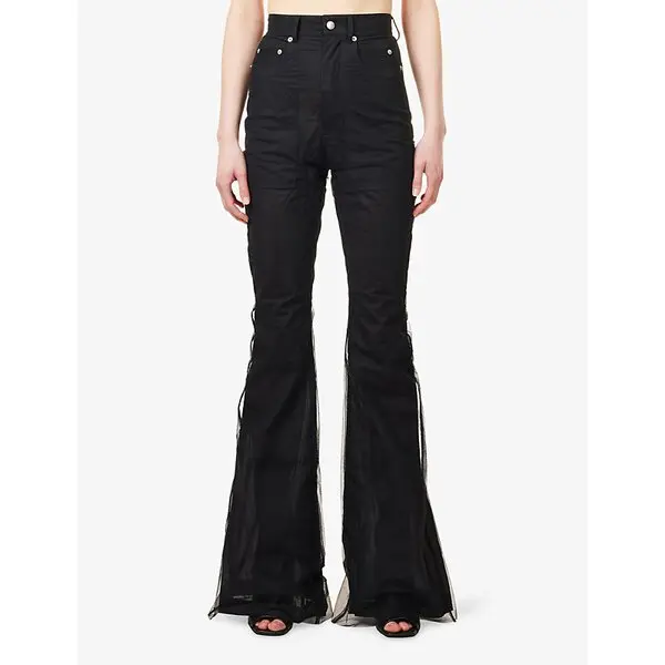 Rick Owens Bolan Mesh Bootcut Trousers