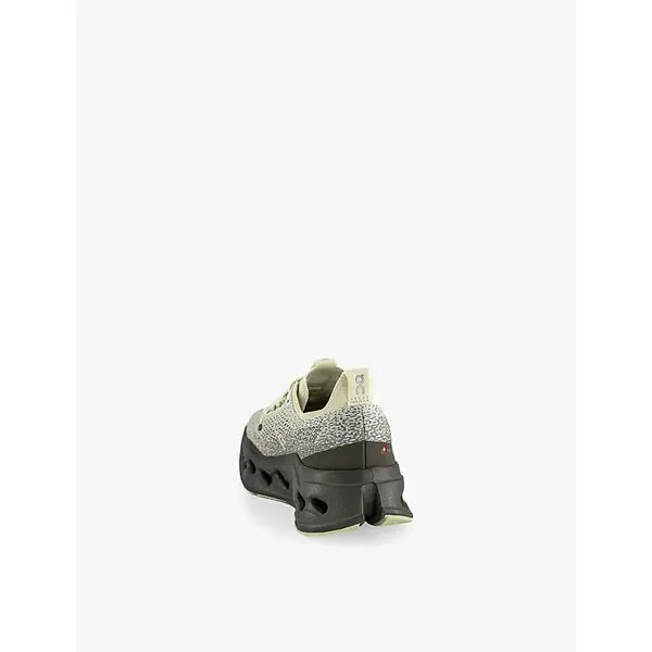 On Cloudsurfer Max Mesh Trainers - Seedling Olive F