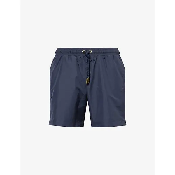 Orlebar Brown Boxer Iii Drawstring-waist Woven Swim Shorts - Granite