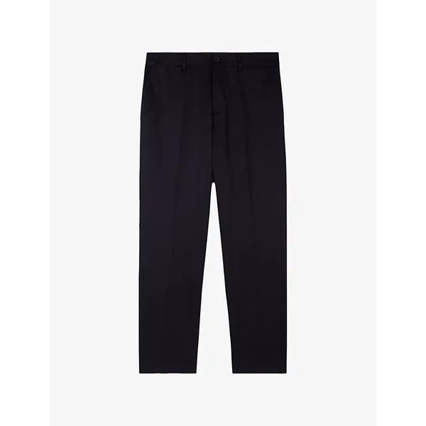 The Kooples Tapered-leg Stretch-cotton Chino Trousers