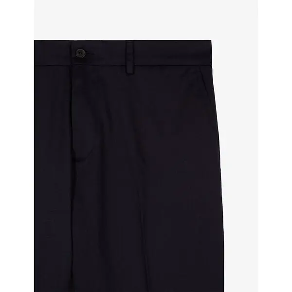The Kooples Tapered-leg Stretch-cotton Chino Trousers