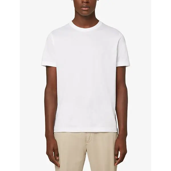 Boggi Milano Crewneck Short-sleeve Cotton T-shirt