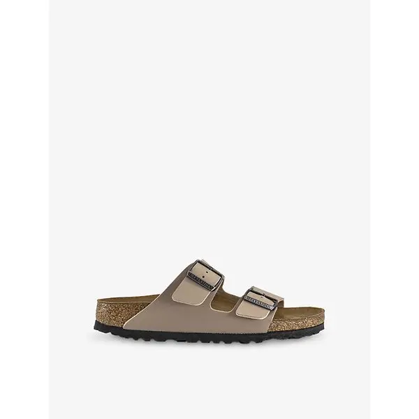 BIRKENSTOCK Arizona Two-strap Leather Sandals - Sandcastle Bf