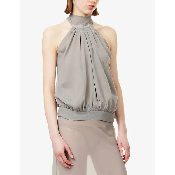 Gimaguas Boa Halterneck Woven Top