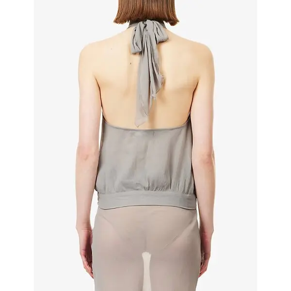 Gimaguas Boa Halterneck Woven Top