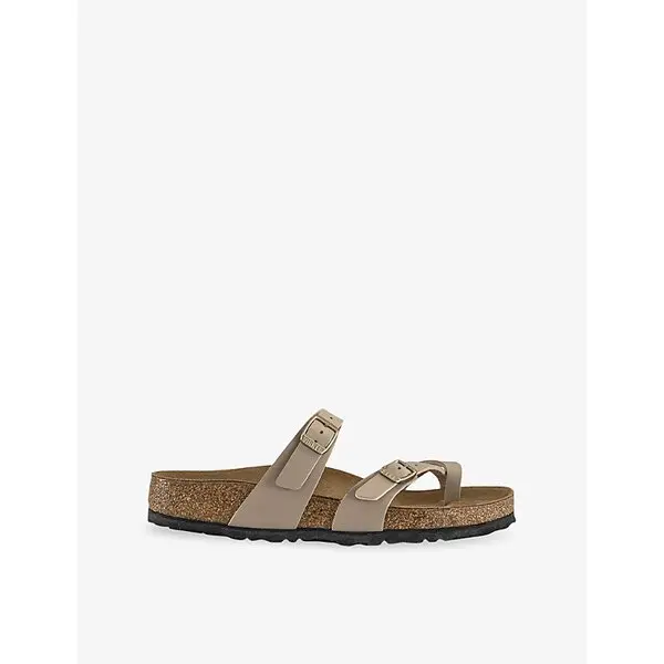 BIRKENSTOCK Mayari Faux-leather Sandals - Sandcastle Bf