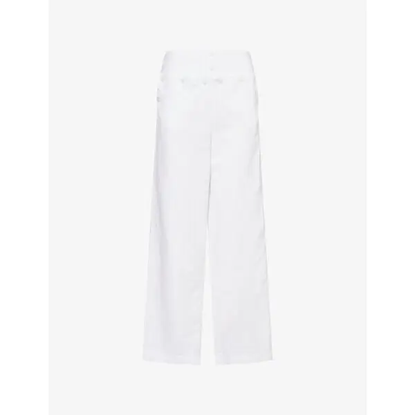 Gimaguas Straight-leg Cotton-linen Trousers