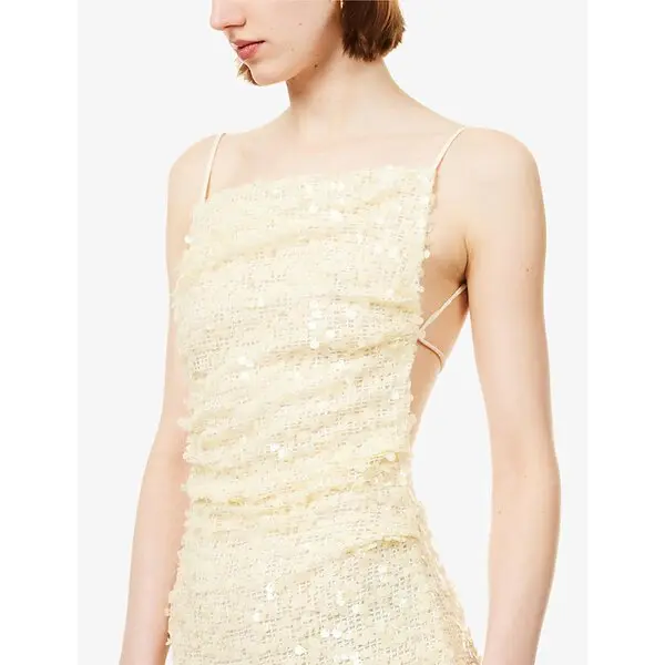 Bec & Bridge Cabine Sequin Woven Maxi Dress