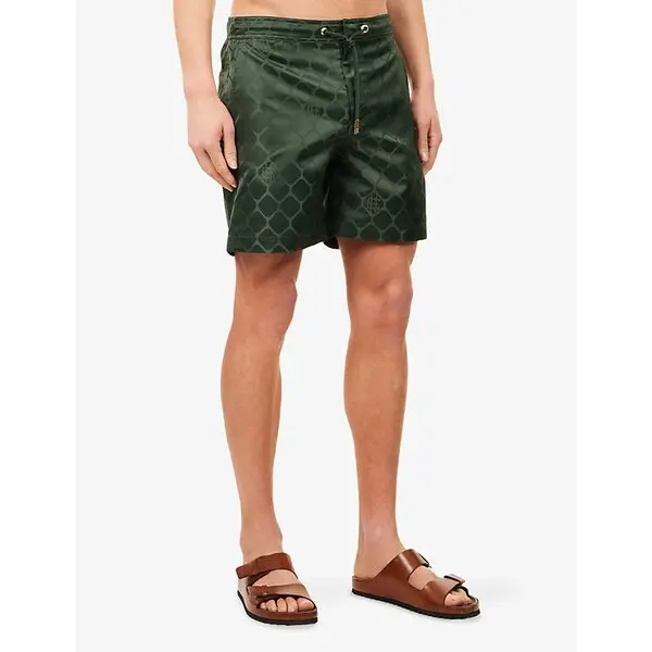 CHE Printed Swim Shorts - Pine Green