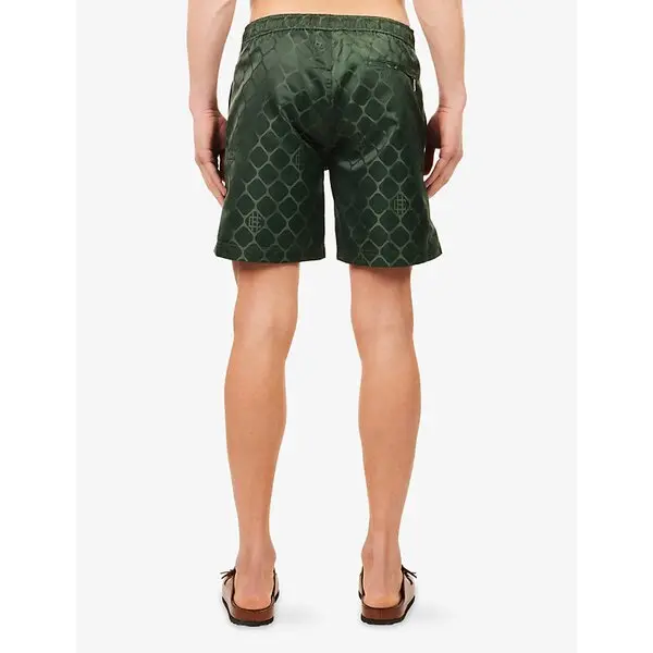 CHE Printed Swim Shorts - Pine Green