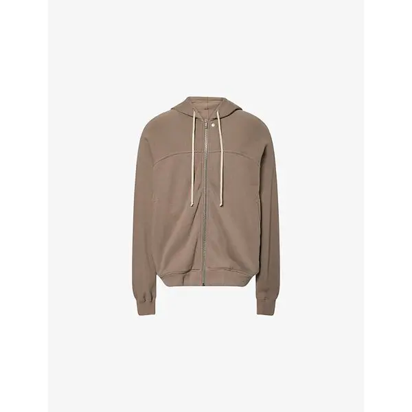 Rick Owens Cotton Windbreaker Hoody - Dust