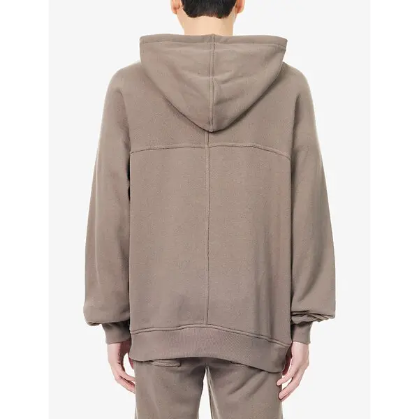 Rick Owens Cotton Windbreaker Hoody - Dust