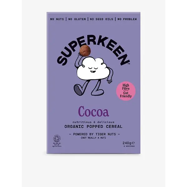 SUPERKEEN Tiger Nut Popped Cereal Balls With Cocoa 240g - One-color