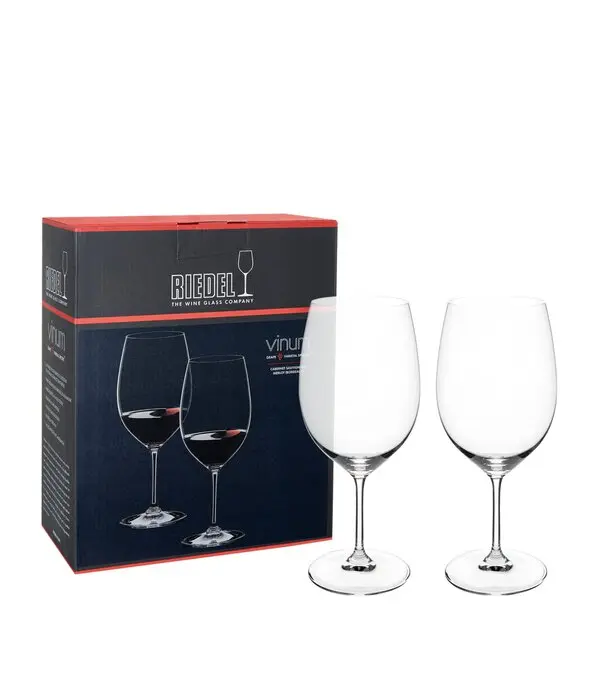 RIEDEL Crystal Vinum Bordeaux Wine Glasses