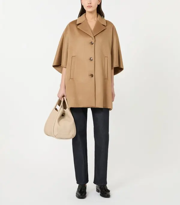 Max Mara Cashmere Oversized Cape