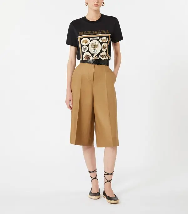 Max Mara Cotton Jersey T-shirt - Black